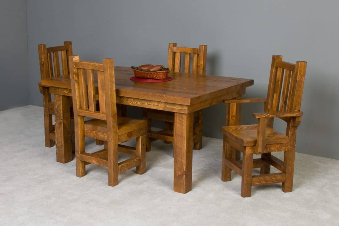 Rustic Dining Tables - Viking Log Furniture