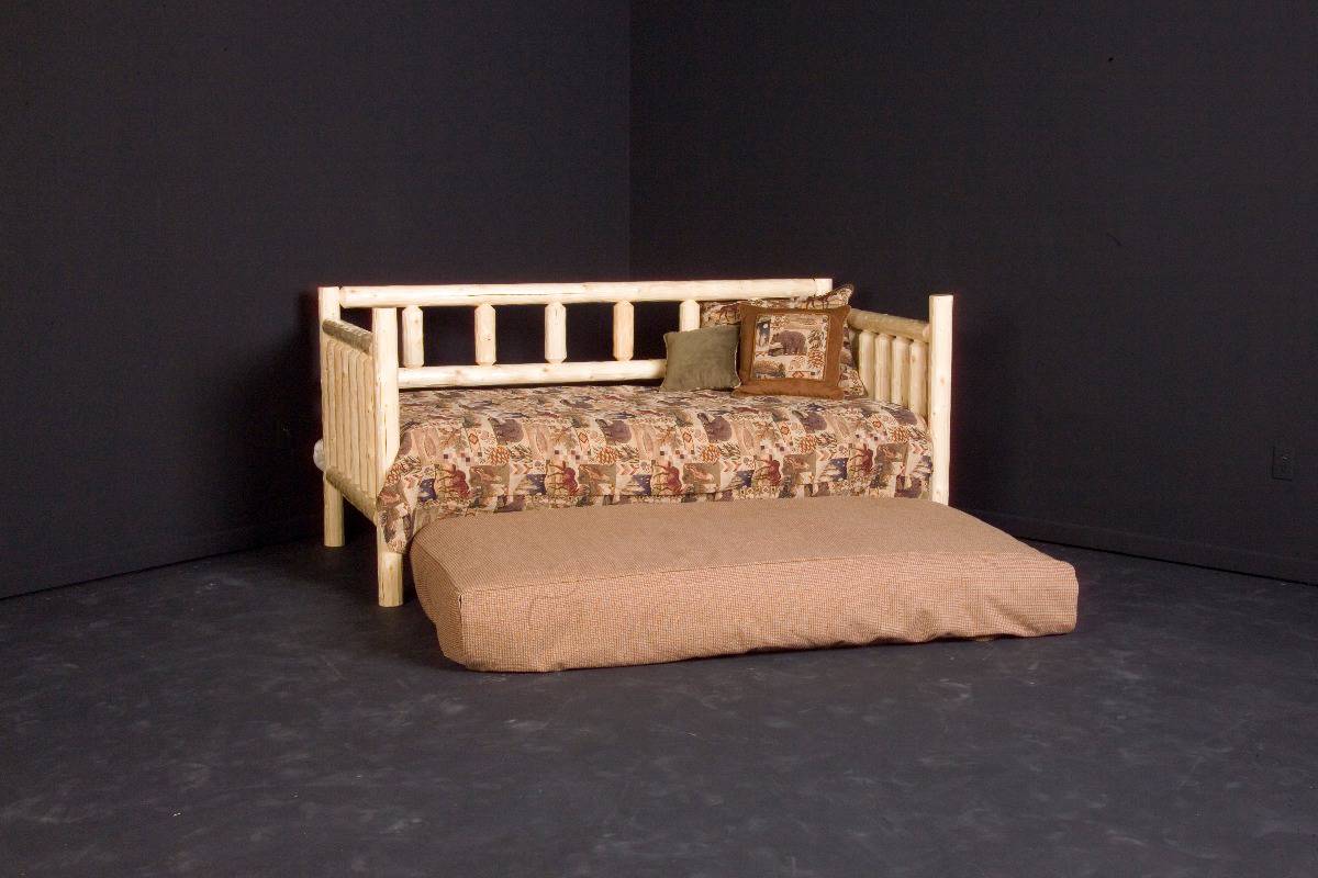 Log Day Bed - Viking Log Furniture