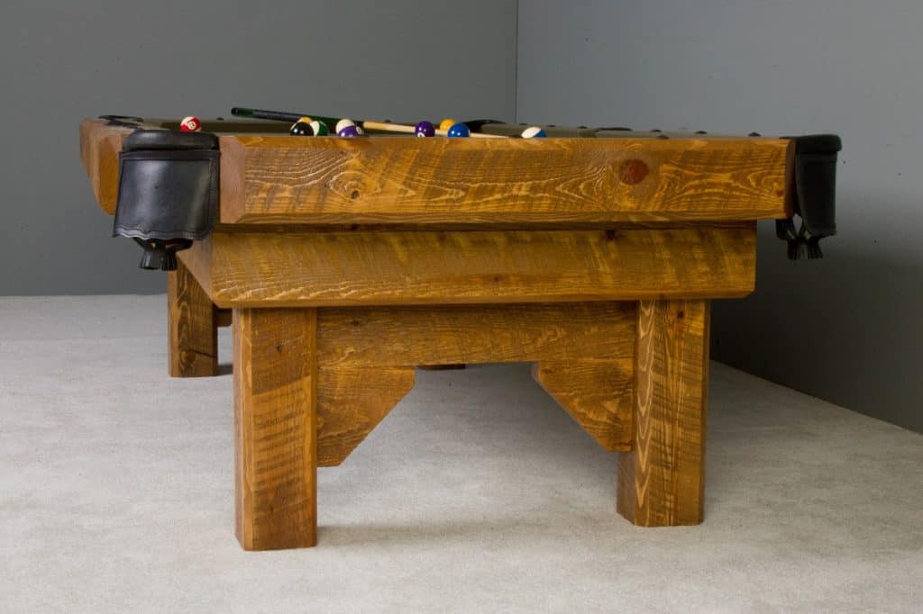 Barnwood Timber Lodge Pool Table - Viking Log Furniture
