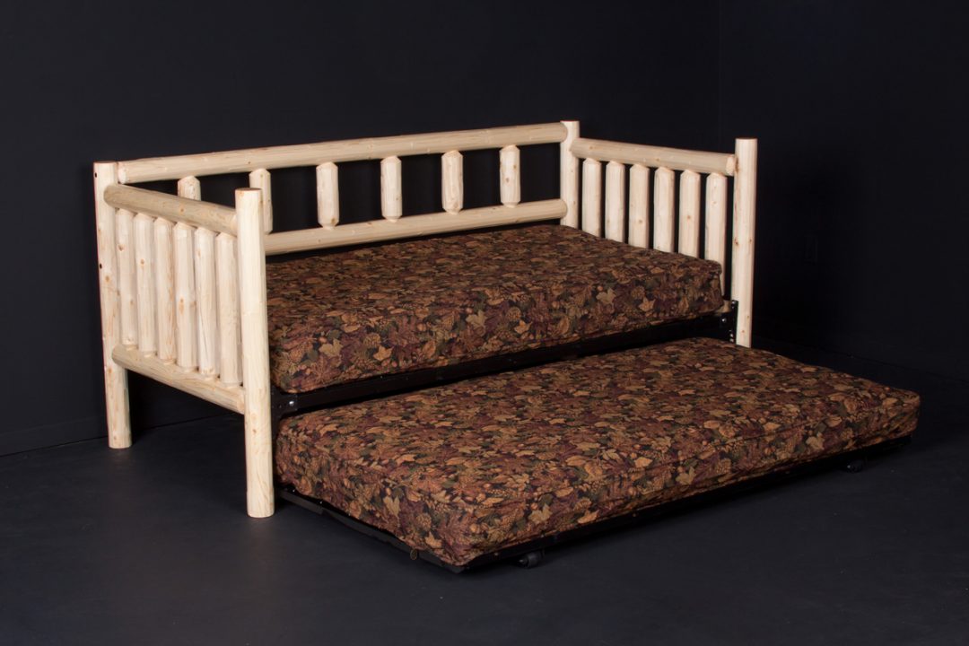 Log Day Bed - Viking Log Furniture