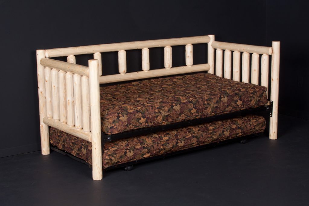 Log Day Bed - Viking Log Furniture