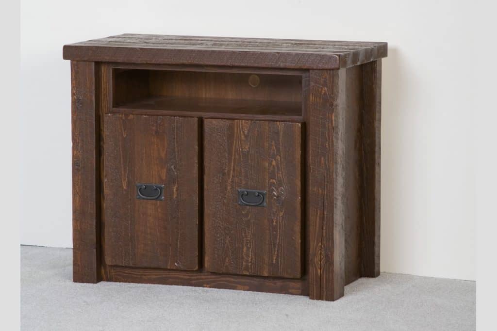 Barnwood 36 Inch TV Stand - Viking Log Furniture
