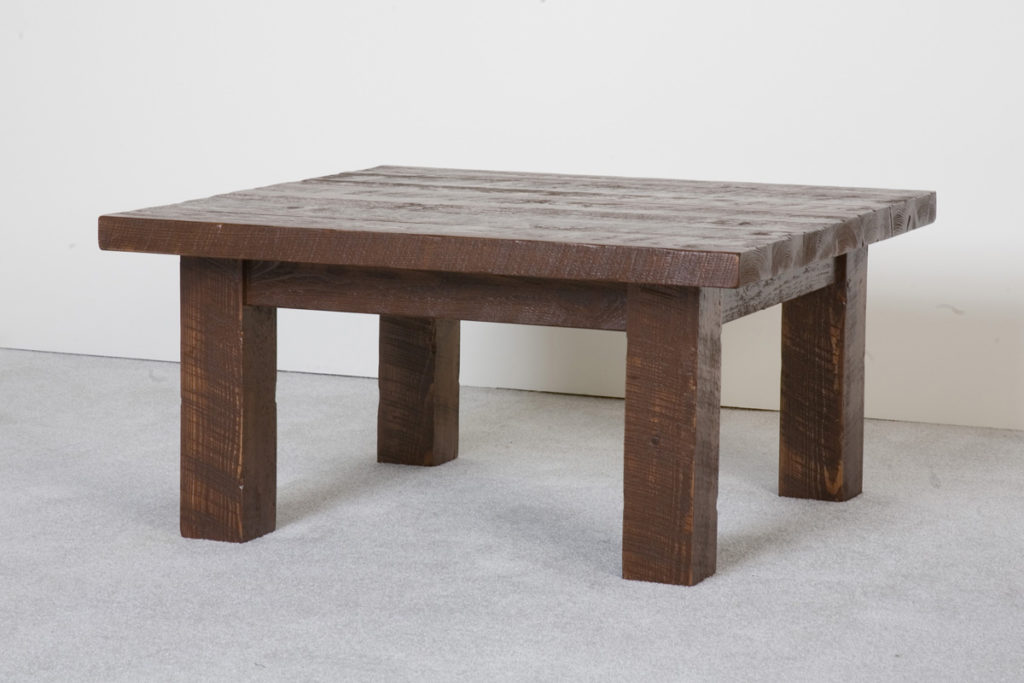 Barnwood Square Coffee Table - Viking Log Furniture