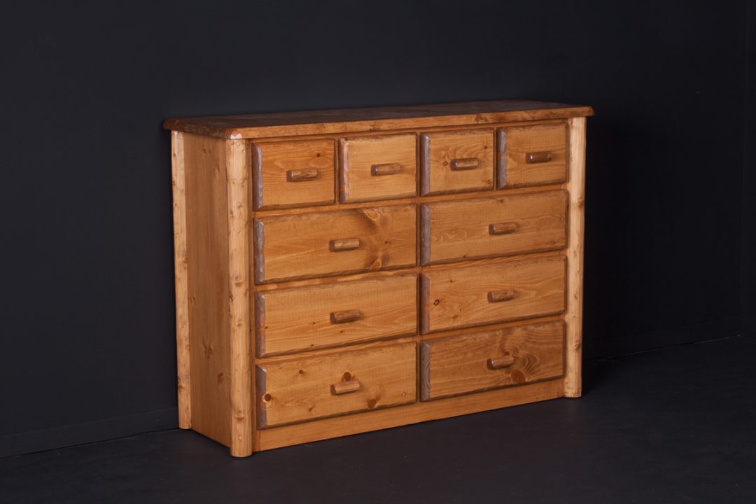 Northwoods 10 Drawer Chesser - Viking Log Furniture