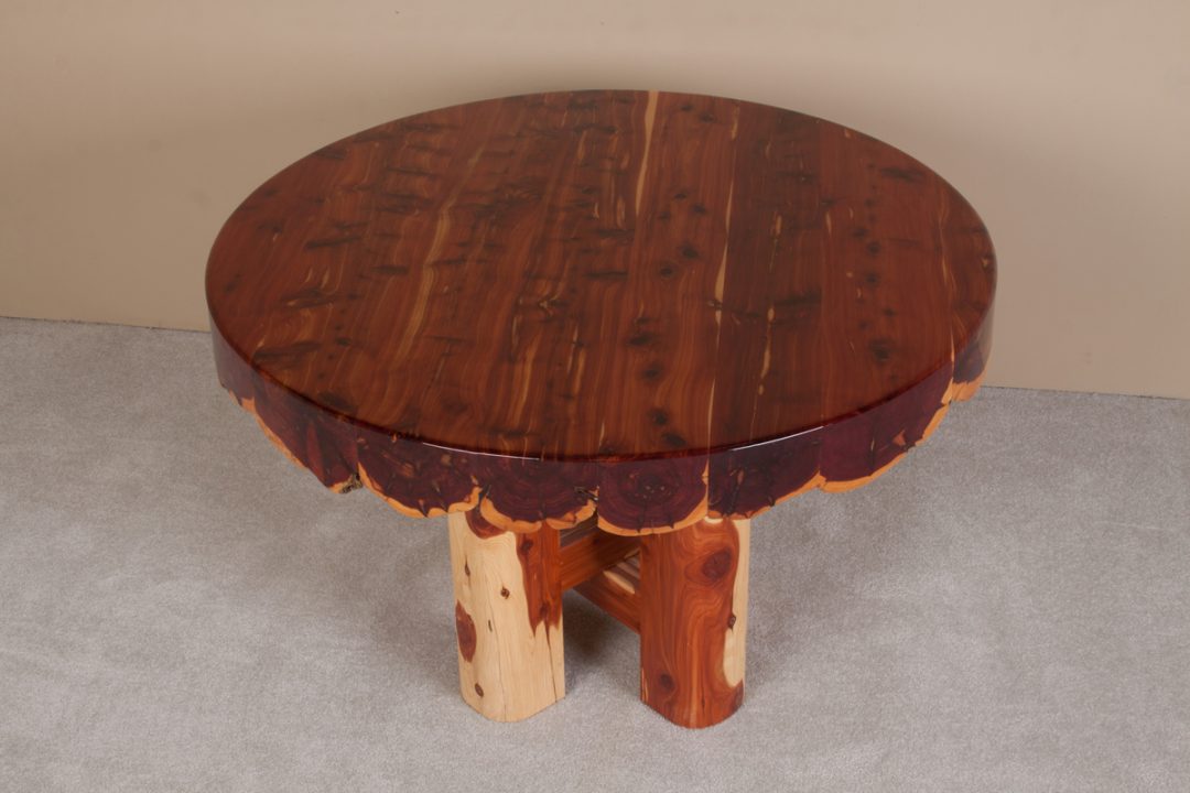 Red Cedar Dining Table - Viking Log Furniture