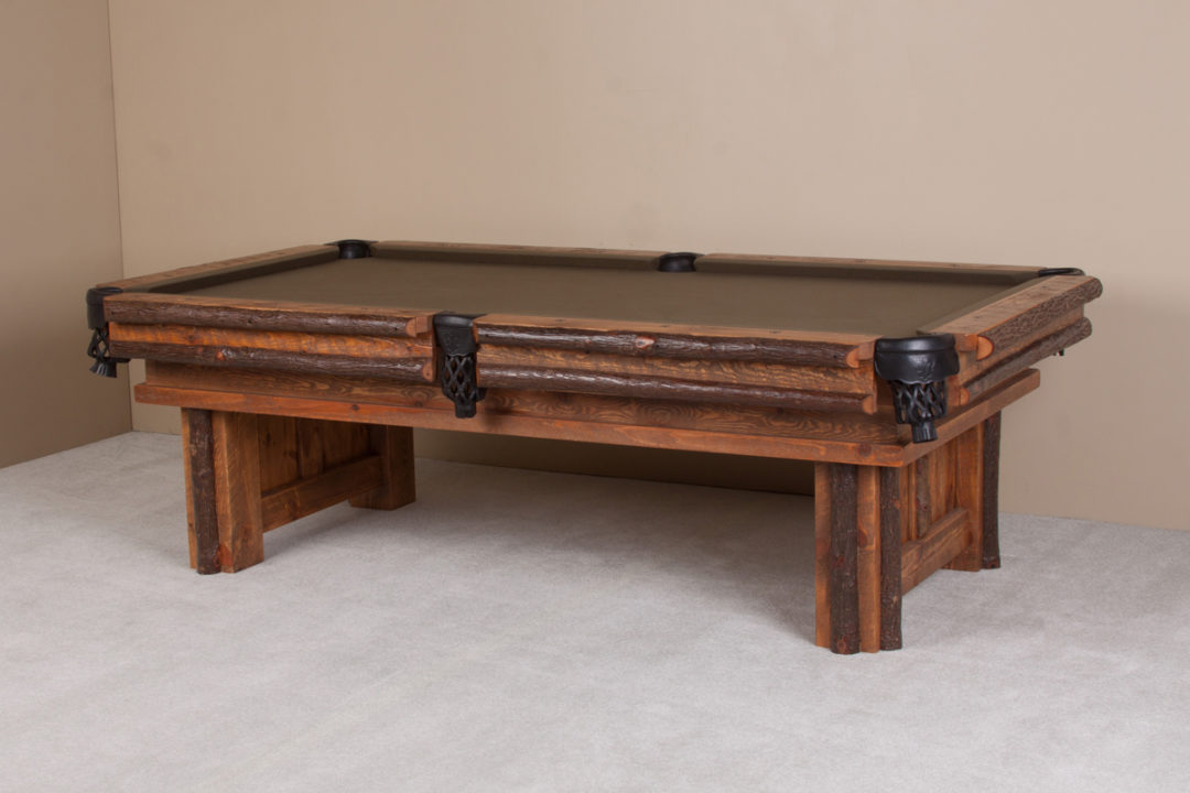 Rustic Pool Tables - Viking Log Furniture
