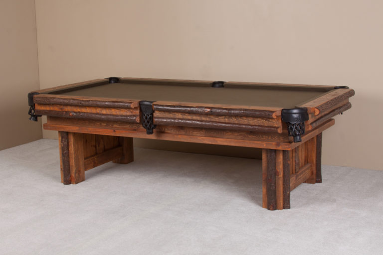 Rustic Pool Tables - Viking Log Furniture