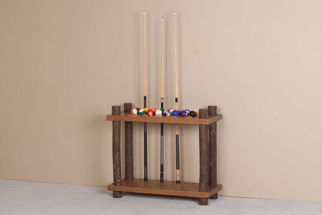 Sawtooth Hickory Floor Cue Rack - Viking Log Furniture